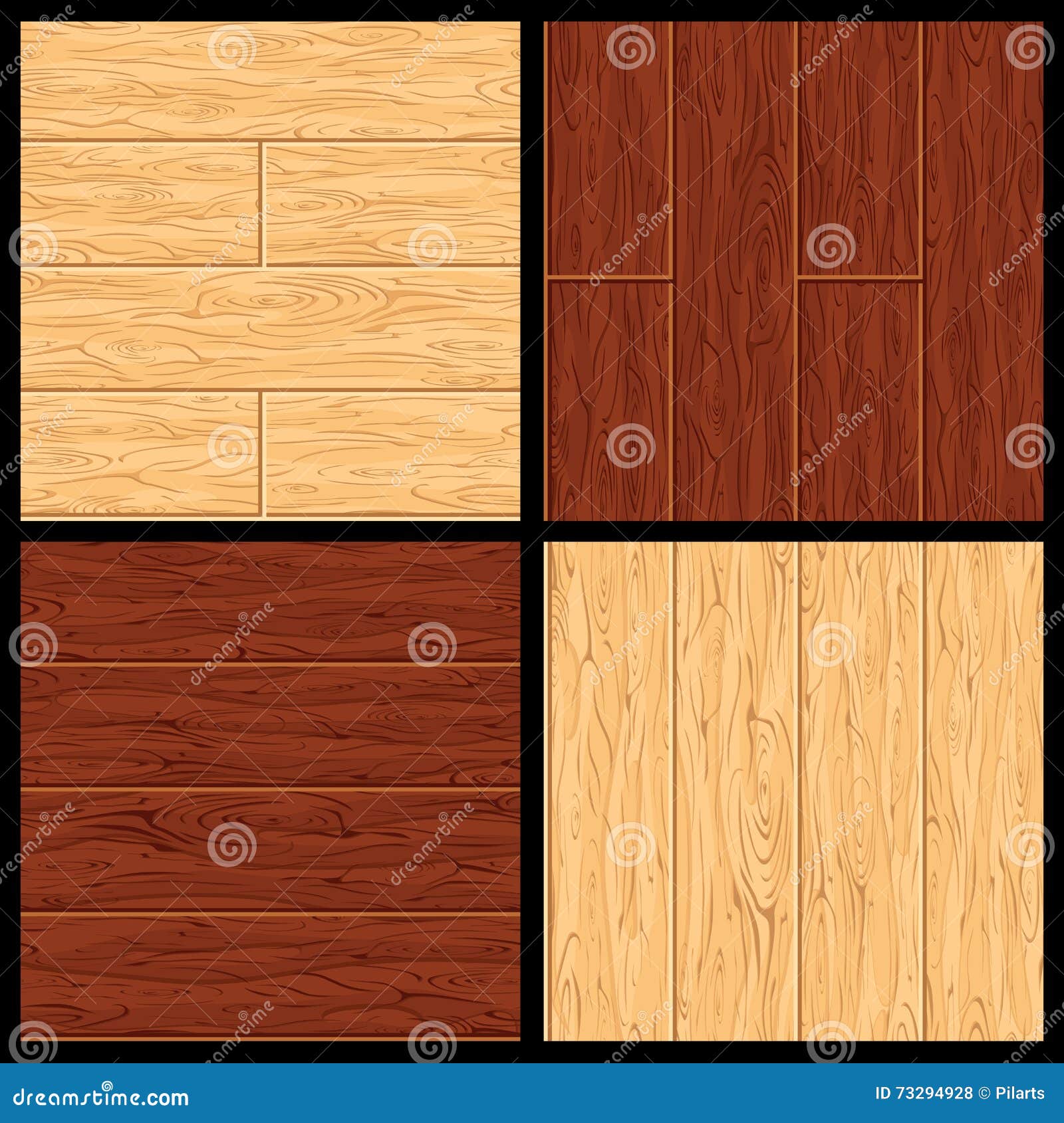 Parquet Vector Seamless Pattern. Hardwood Flooring Stock Vector ...