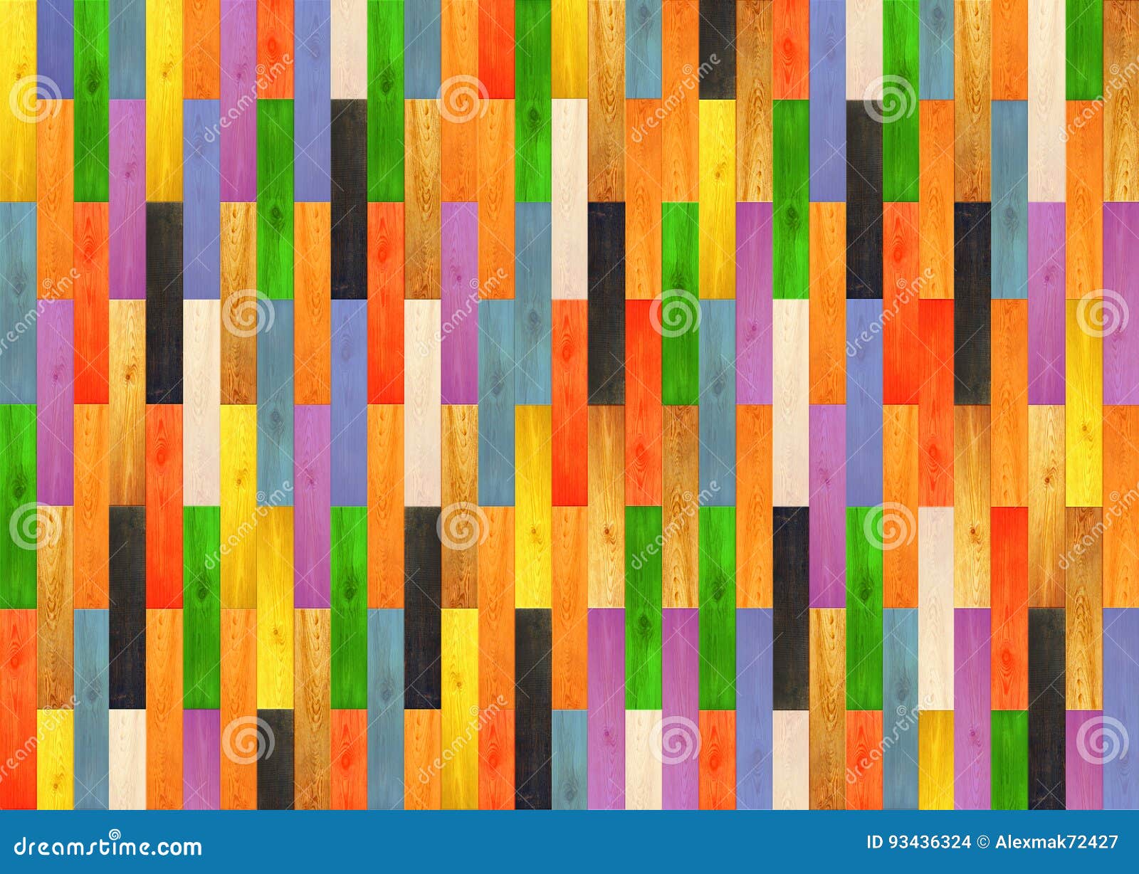 Parquet from Wooden Multicolored Boards Stock Photo - Image of ...