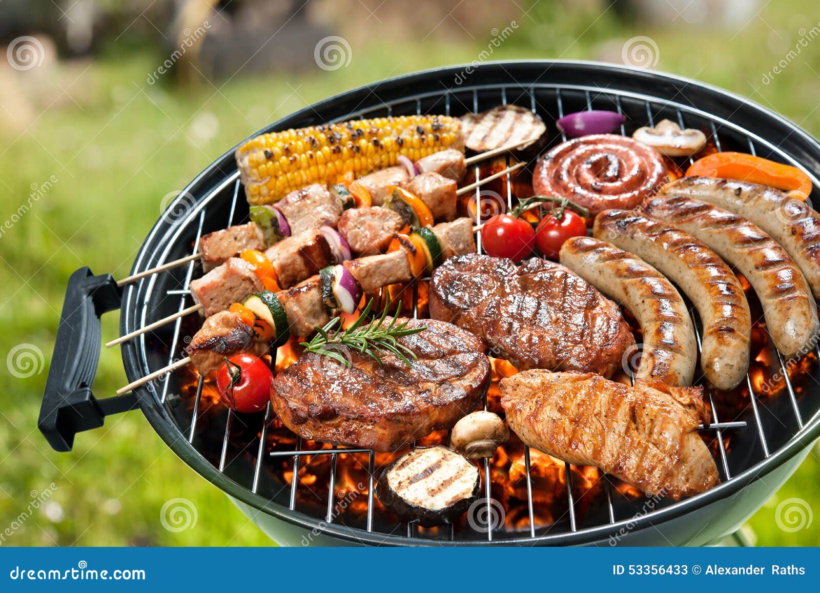 Parrilla Foto de archivo - Imagen: 53356433