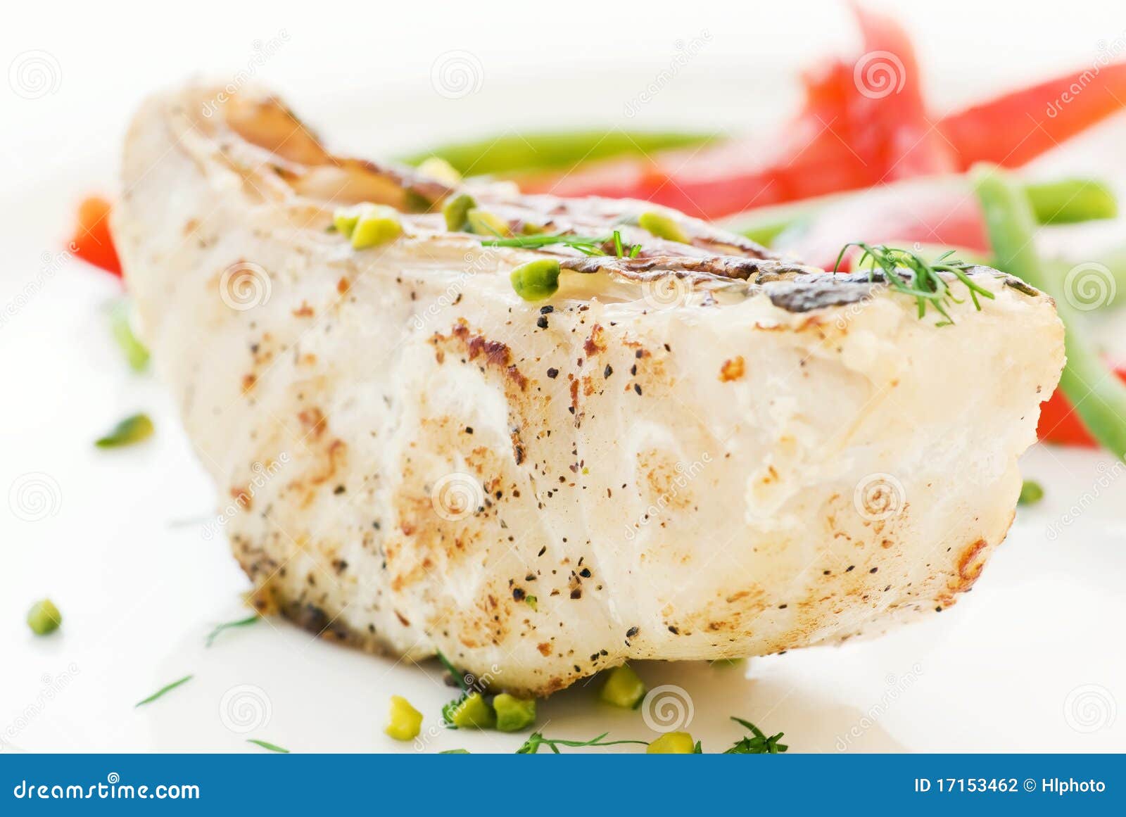 Parrot Fish Steak stock photo. Image of herb, barbeque - 17153462