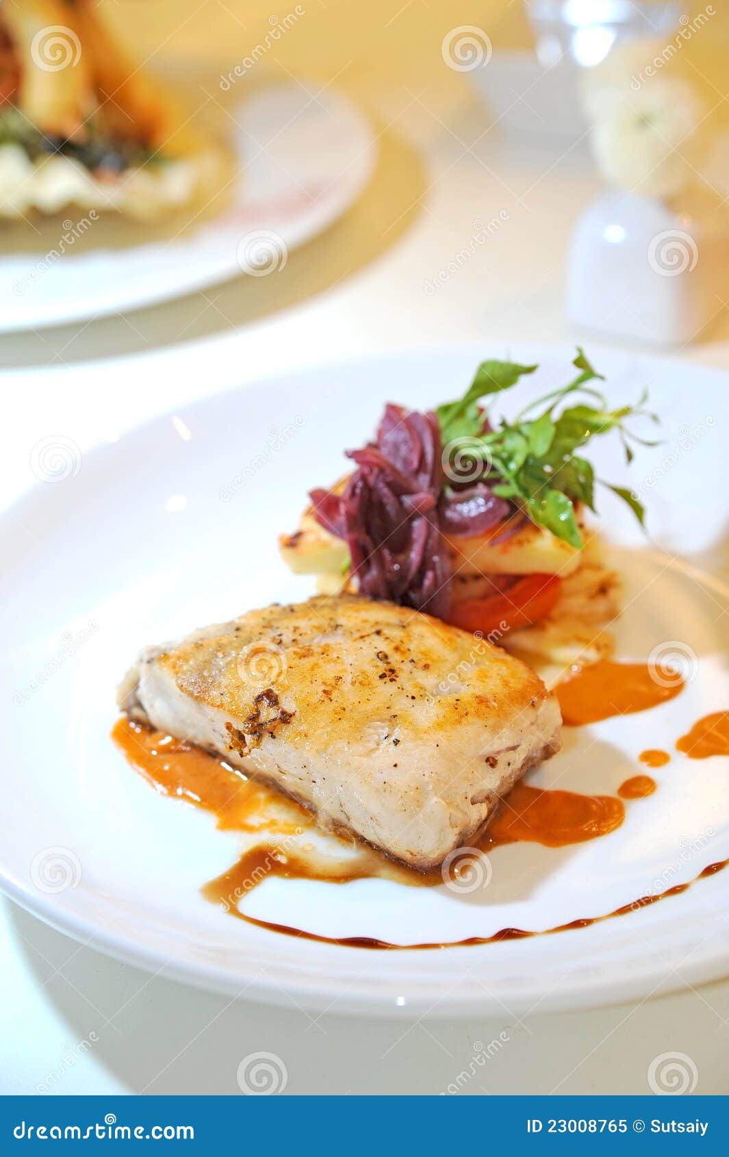 Parrot Fish Steak stock image. Image of dish, barbecue - 23008765