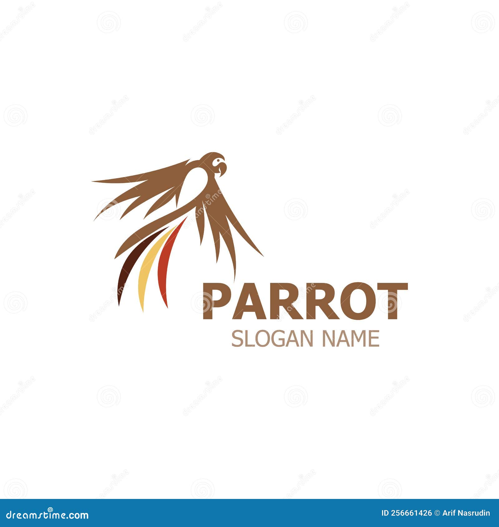 Parrot Logo Design, Themes Animal Creative Template Vector Stock ...