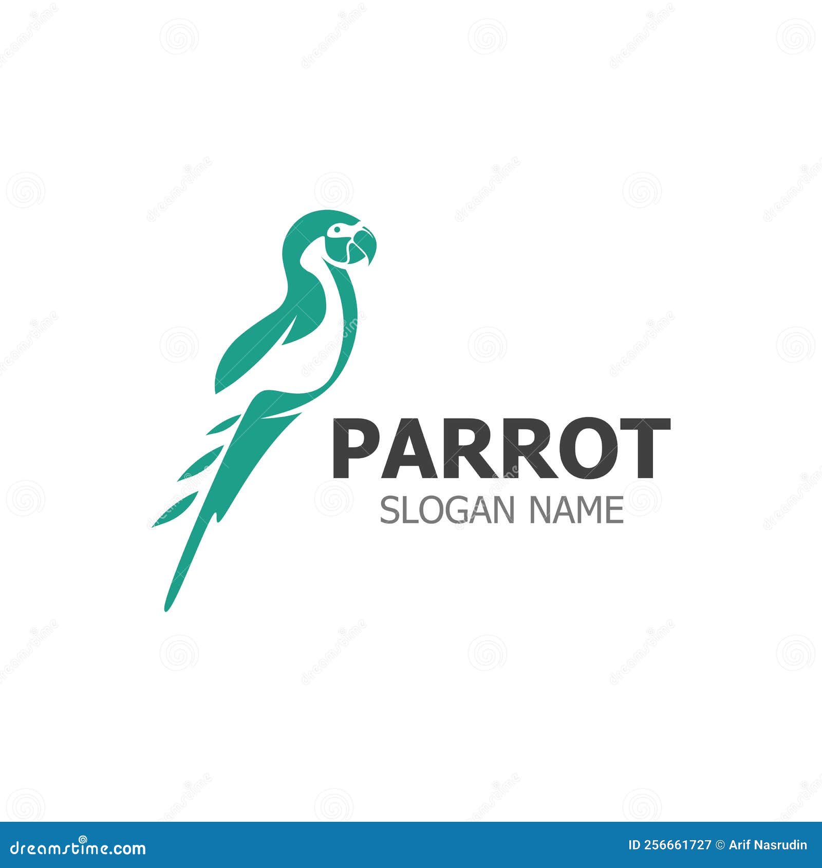 Parrot Logo Design, Themes Animal Creative Template Vector Stock ...
