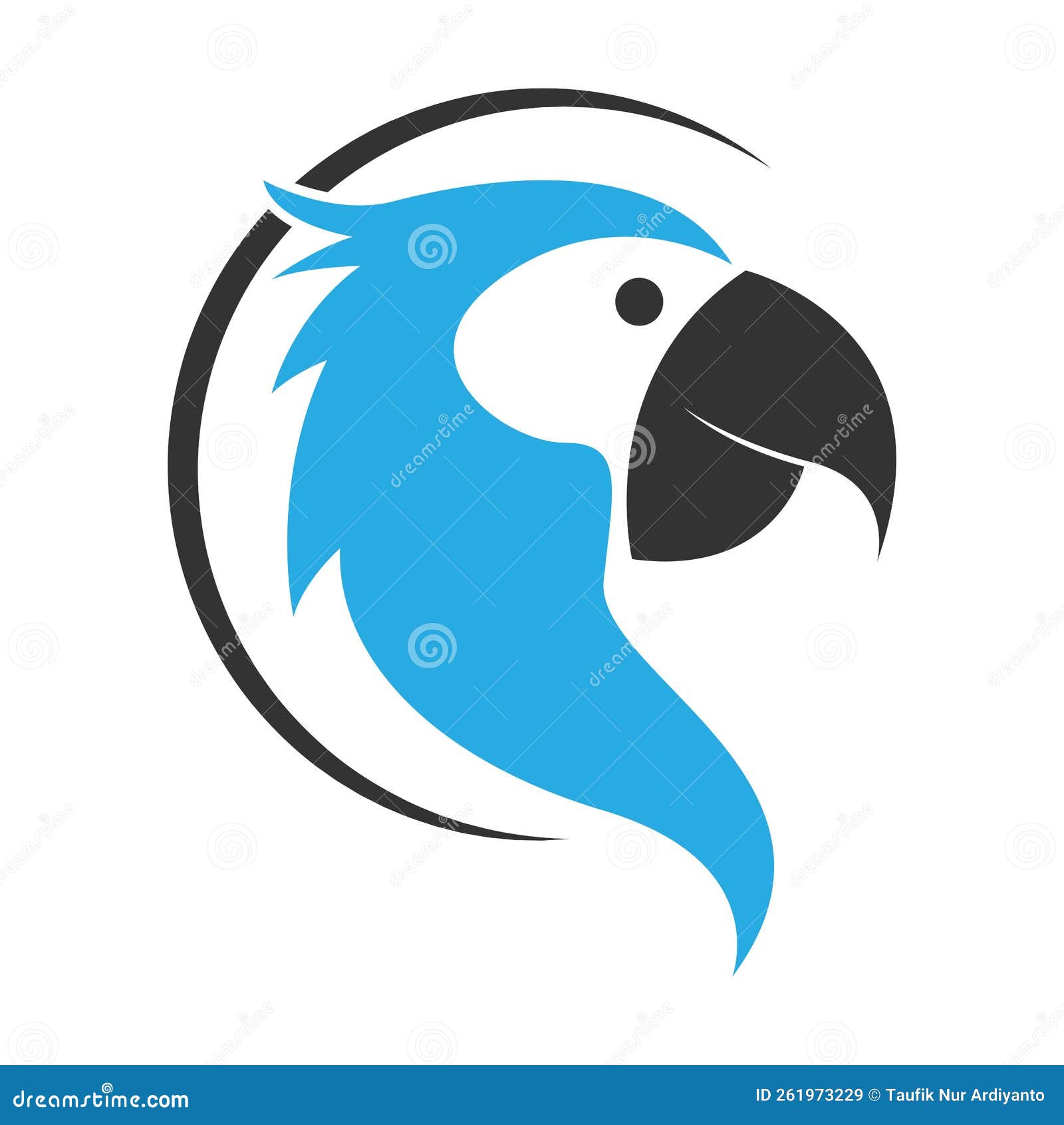 Parrot logo icon design stock illustration. Illustration of exotic ...