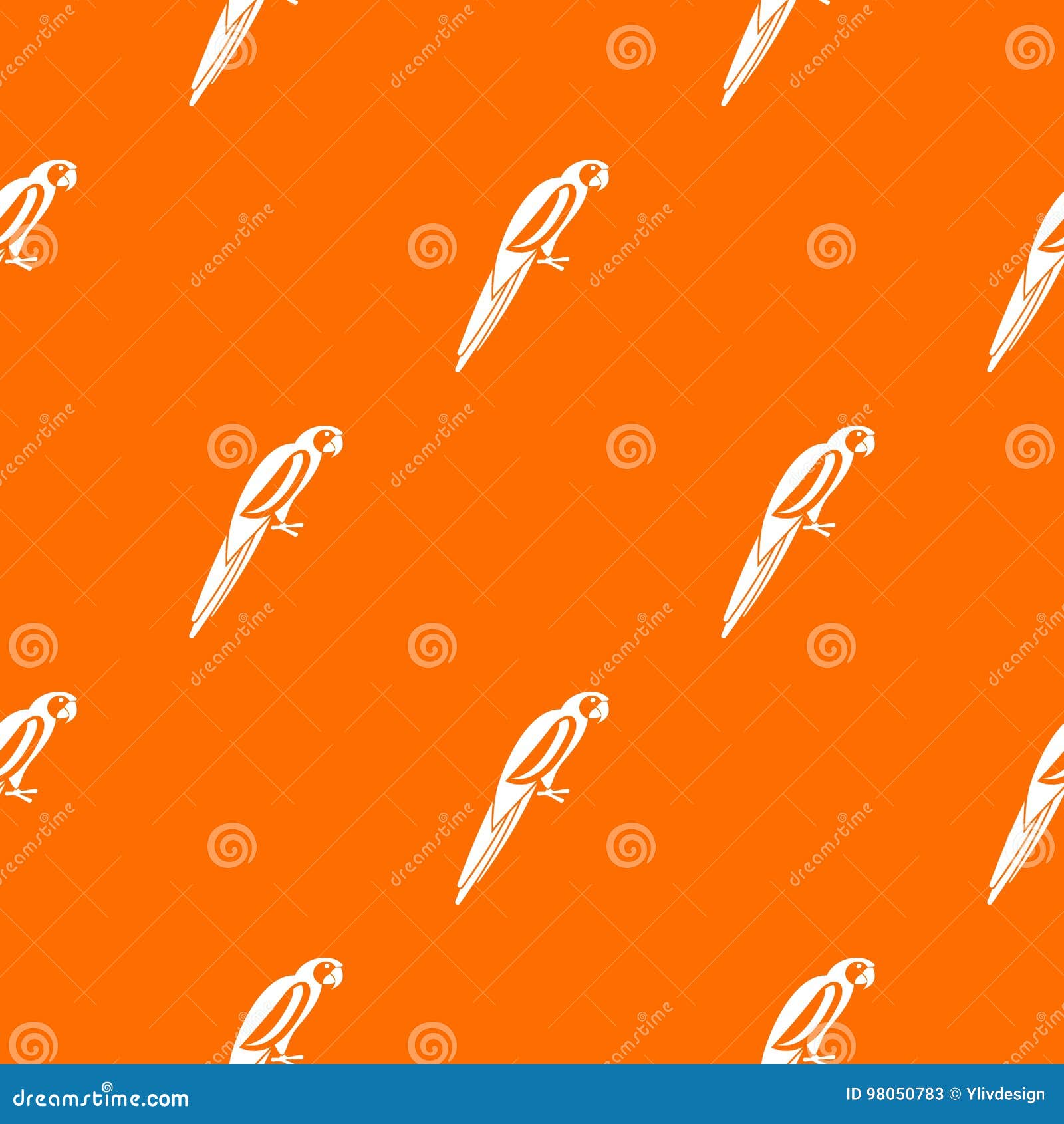 Parrot pattern seamless stock vector. Illustration of parrot - 98050783