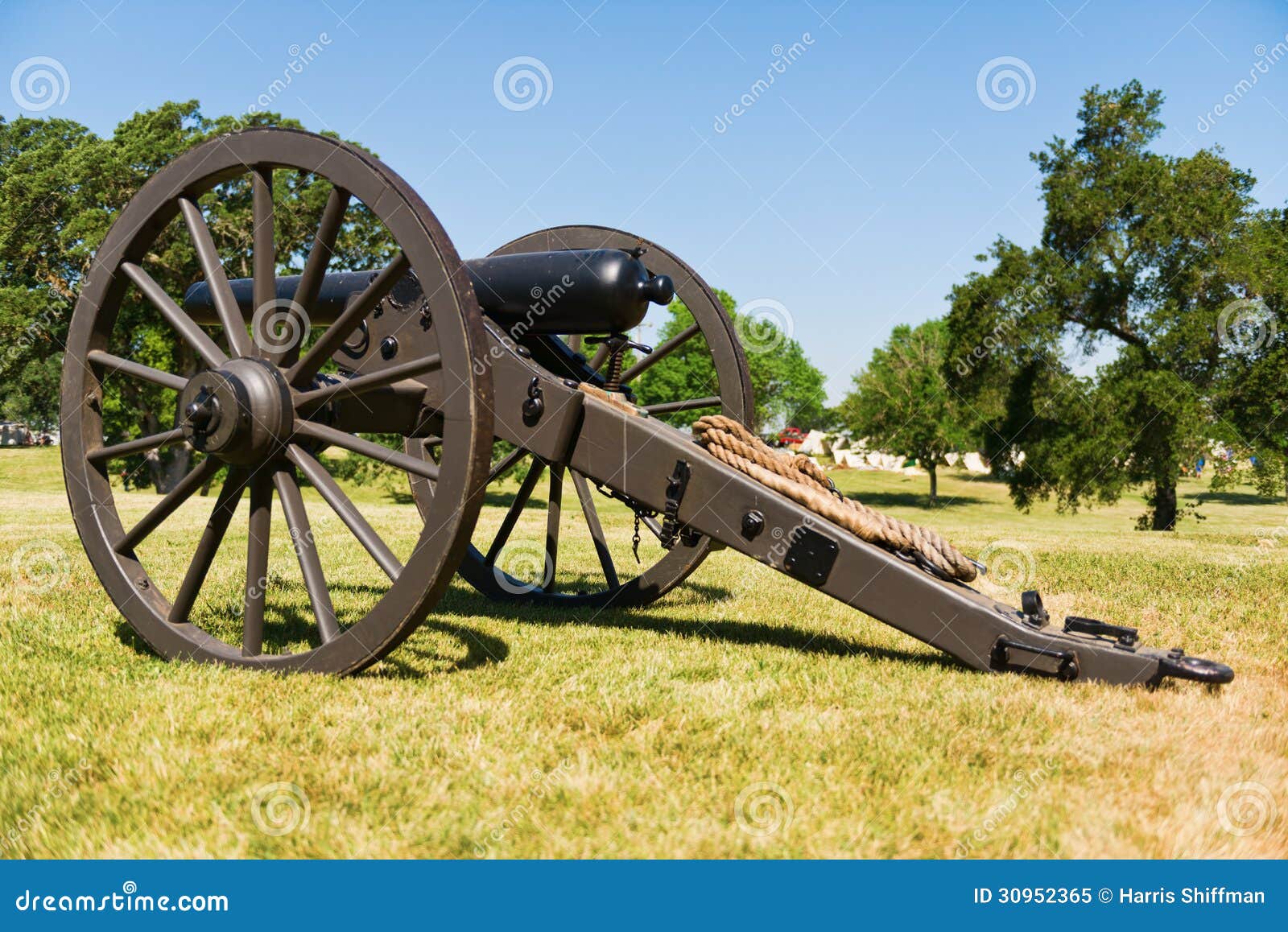 Parrott gun stock image. Image of warfare, reenactors - 30952365