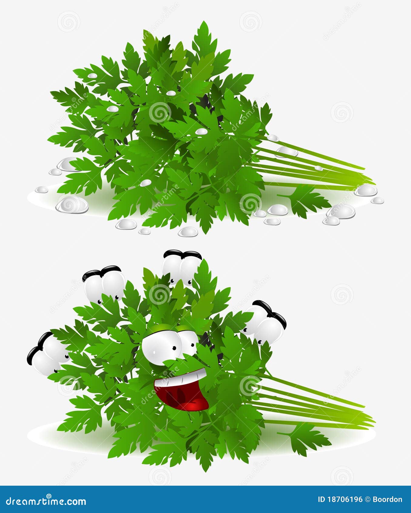 Parsley Character Icon Royalty-Free Illustration | CartoonDealer.com ...