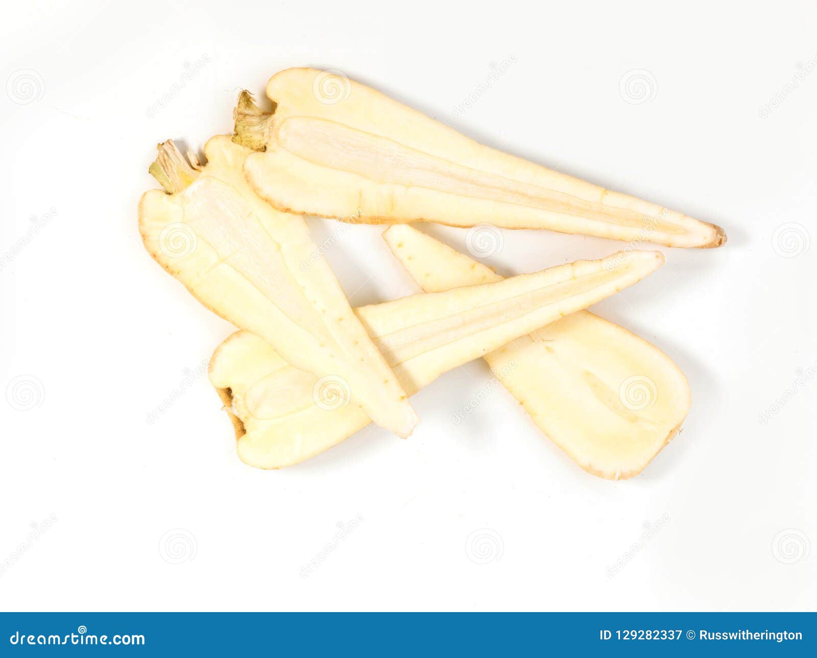 A sliced parsnip stock image. Image of food, gourmet - 129282337