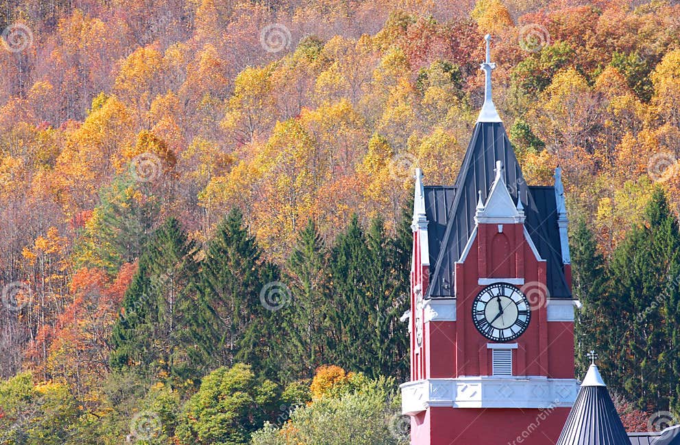 Parsons church stock image. Image of colorful, west, tree - 21819405