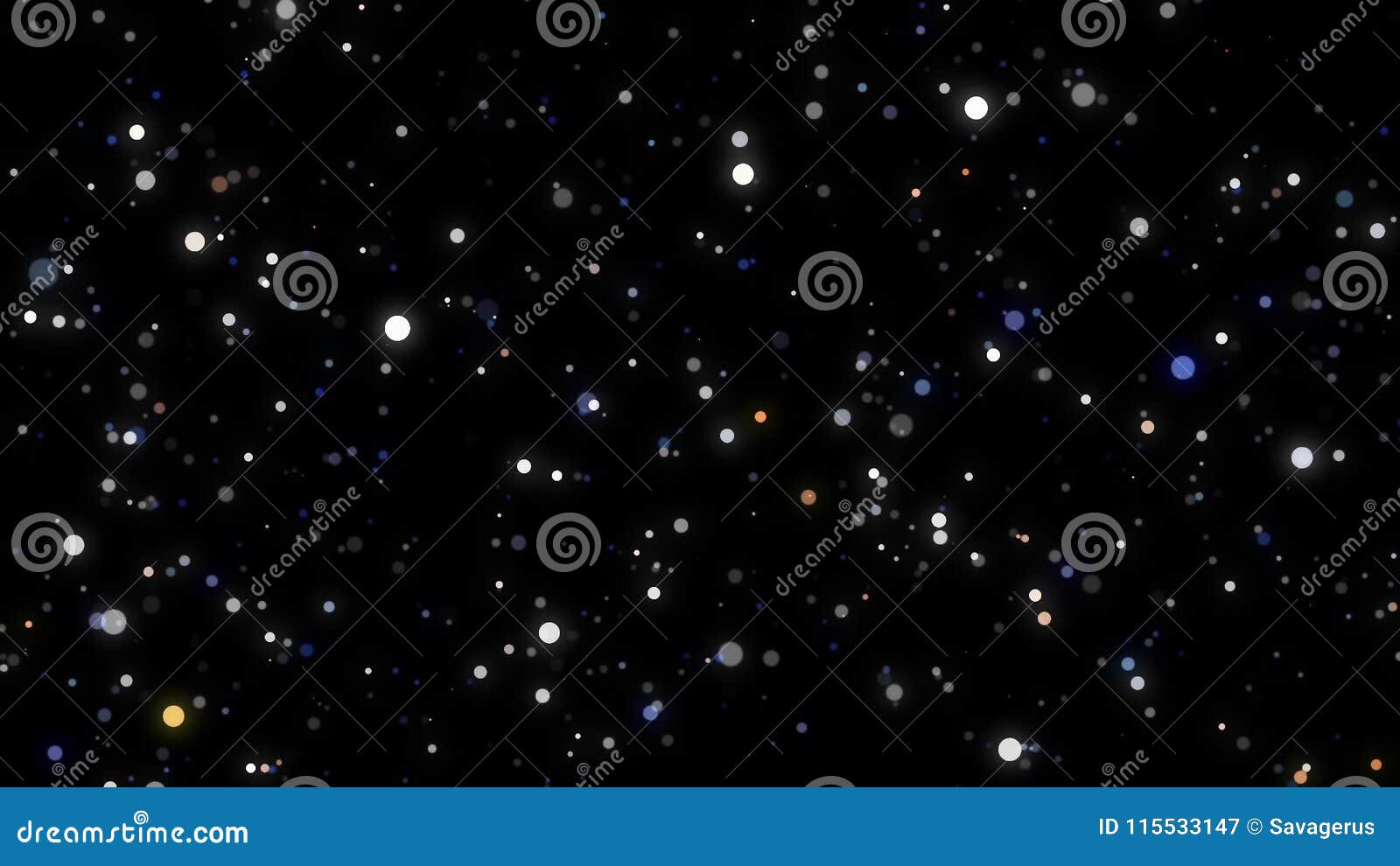 Partículas Y Luces Coloreadas Que Brillan Intensamente Stock de ...