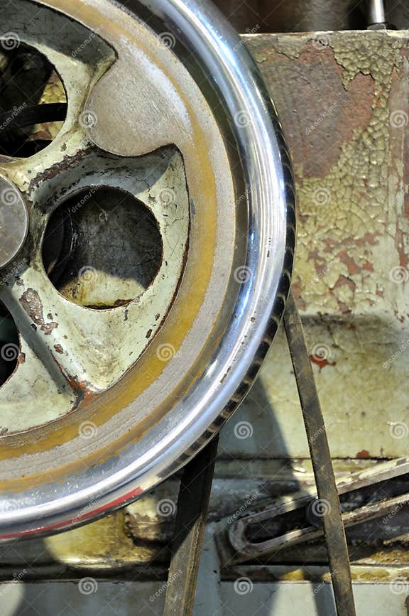 Part of aged machine stock photo. Image of tool, industrial - 24891370