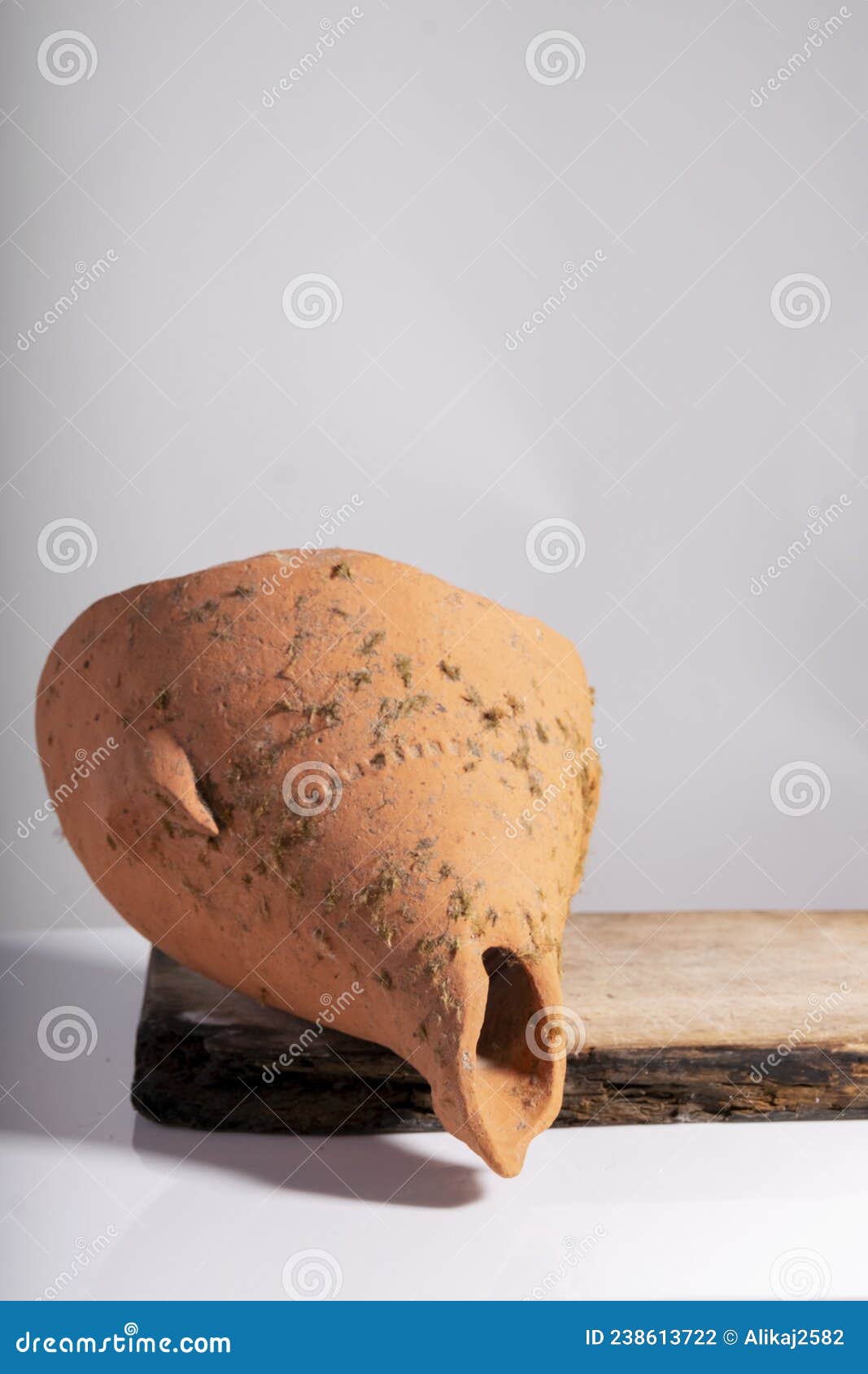 Part of Antique Ceramic Vase, Historic Clay Pottery Editorial ...