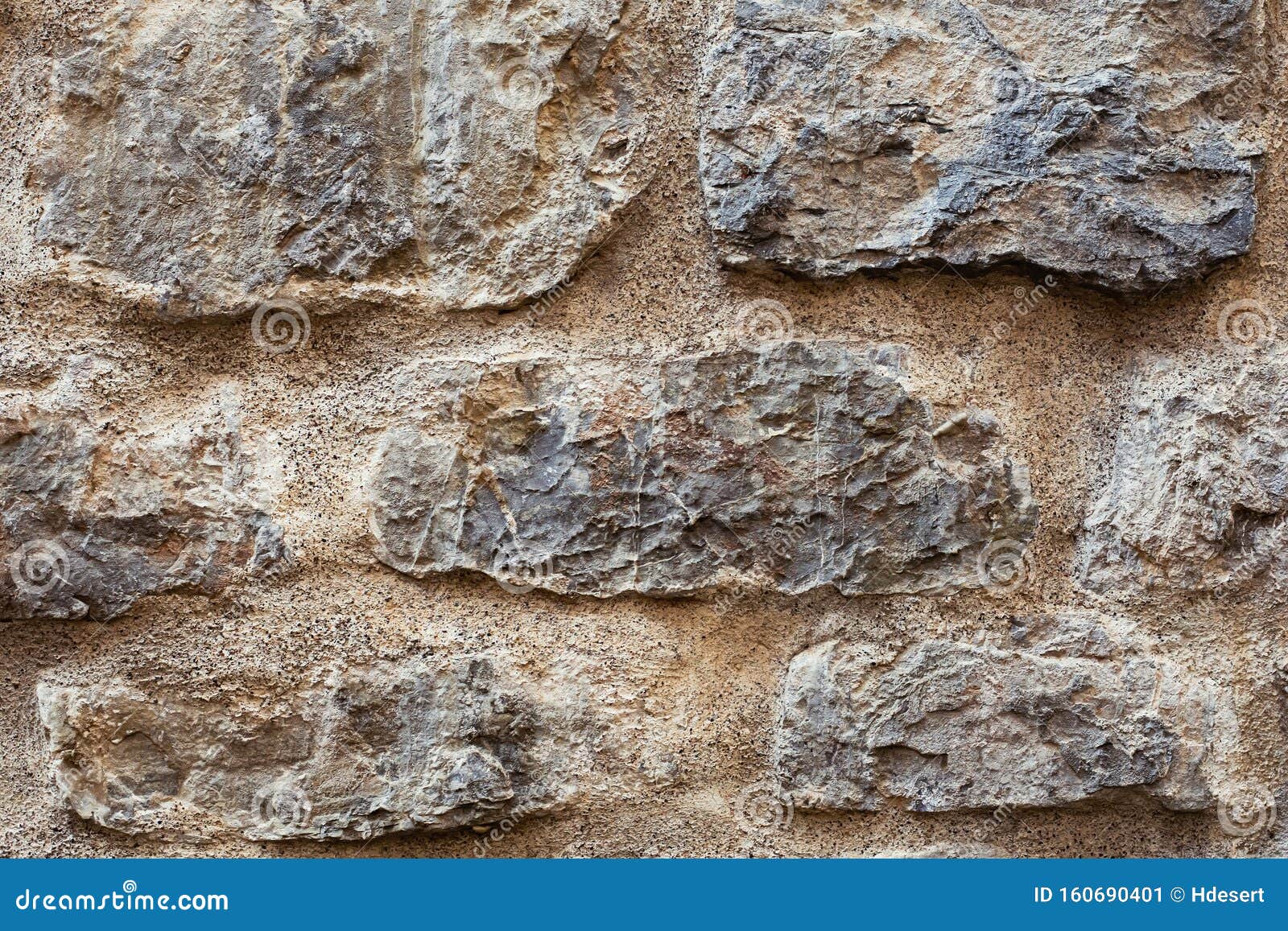 Part of a Big Stone Wall for Background or Texture Stock Image - Image ...