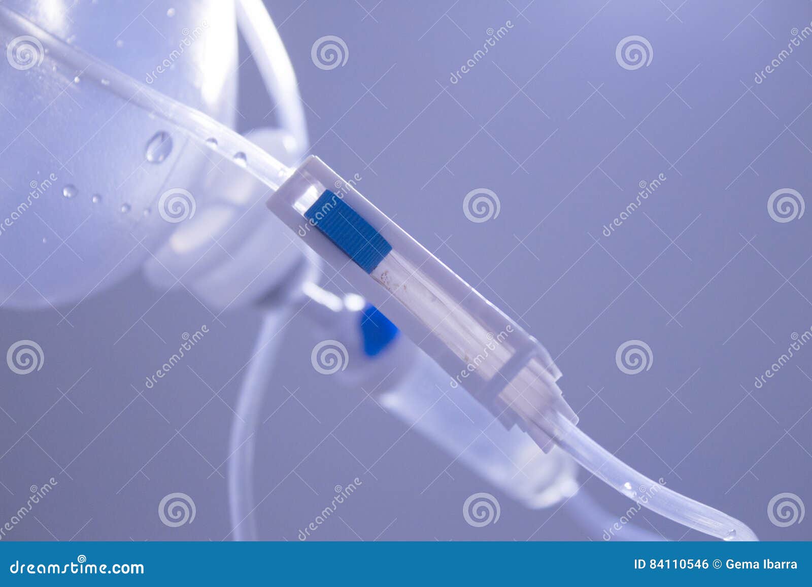 Part of a Bottle of Physiological Serum Stock Photo - Image of ...