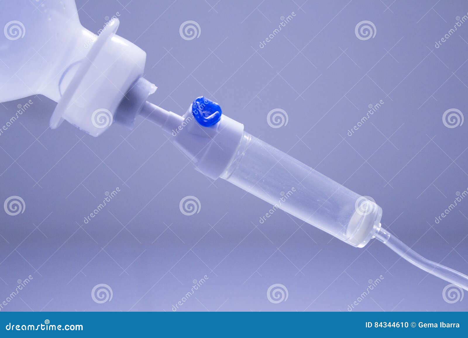 Part of a Bottle of Physiological Serum Stock Photo - Image of care ...