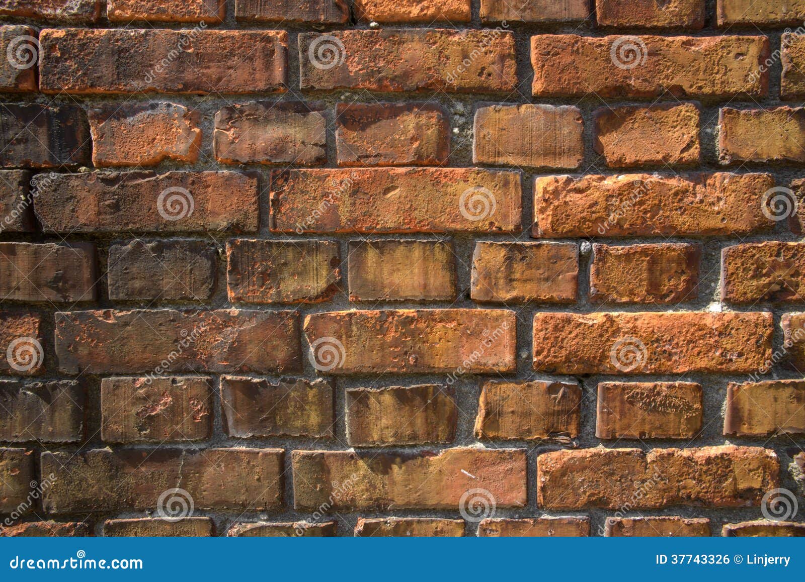 Part of brick wall stock photo. Image of rectangles, shadow - 37743326