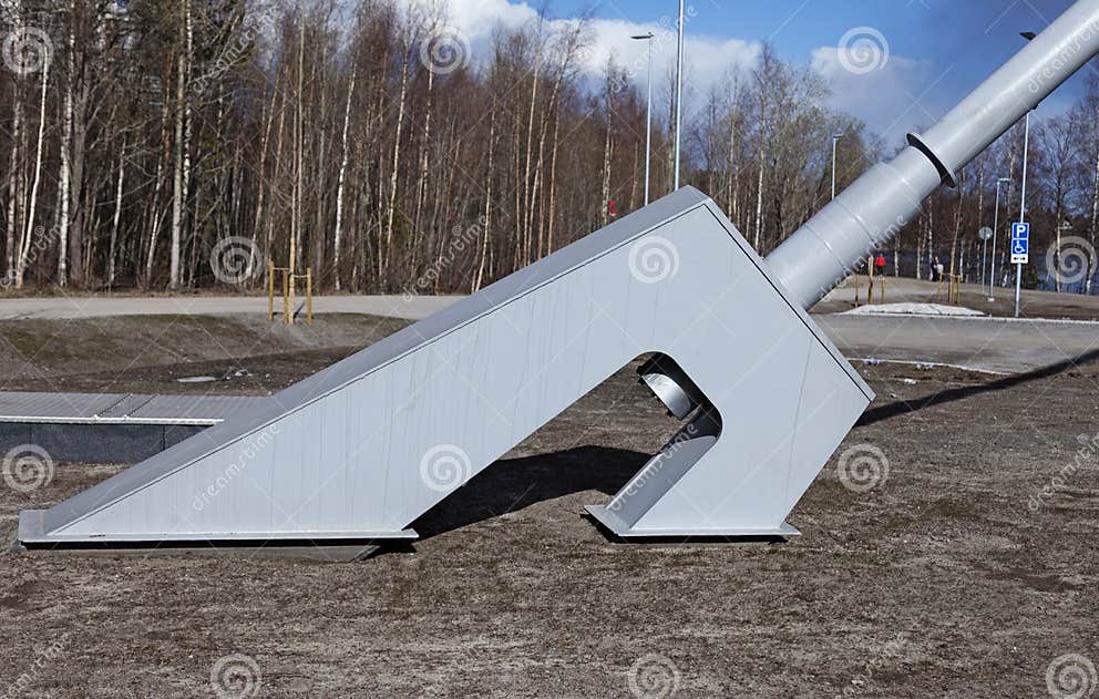 Part of the Bridge Bracket that Holds the Support Structure Stock Image ...