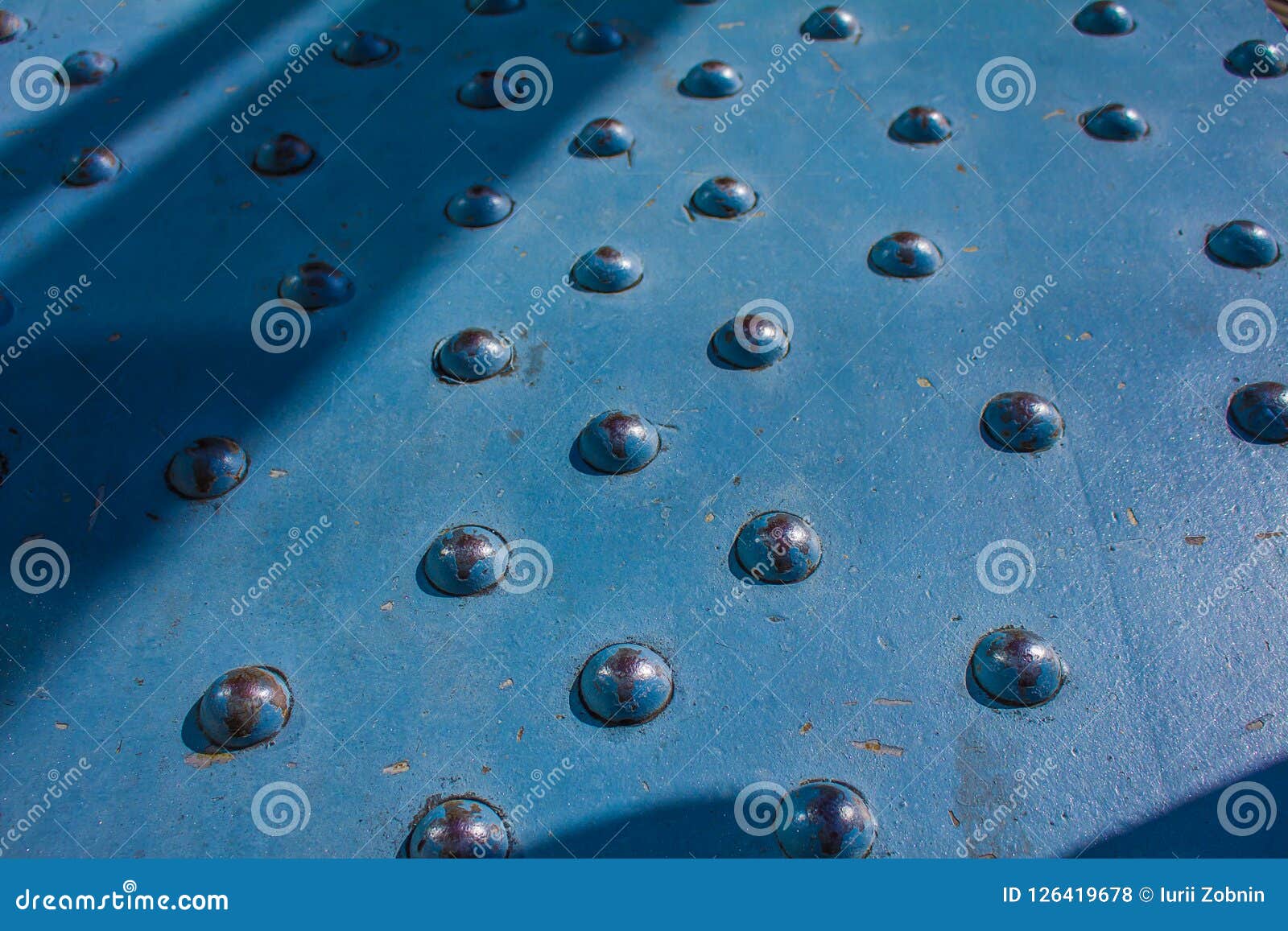 Part of the Bridge Structure with Rivets Stock Photo - Image of ...