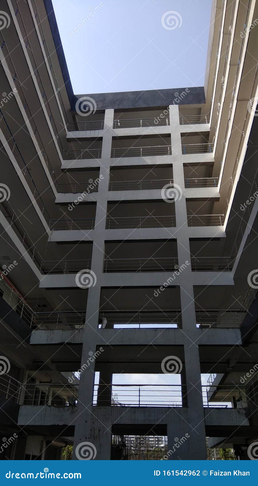 Part of building stock photo. Image of lobby, construction - 161542962