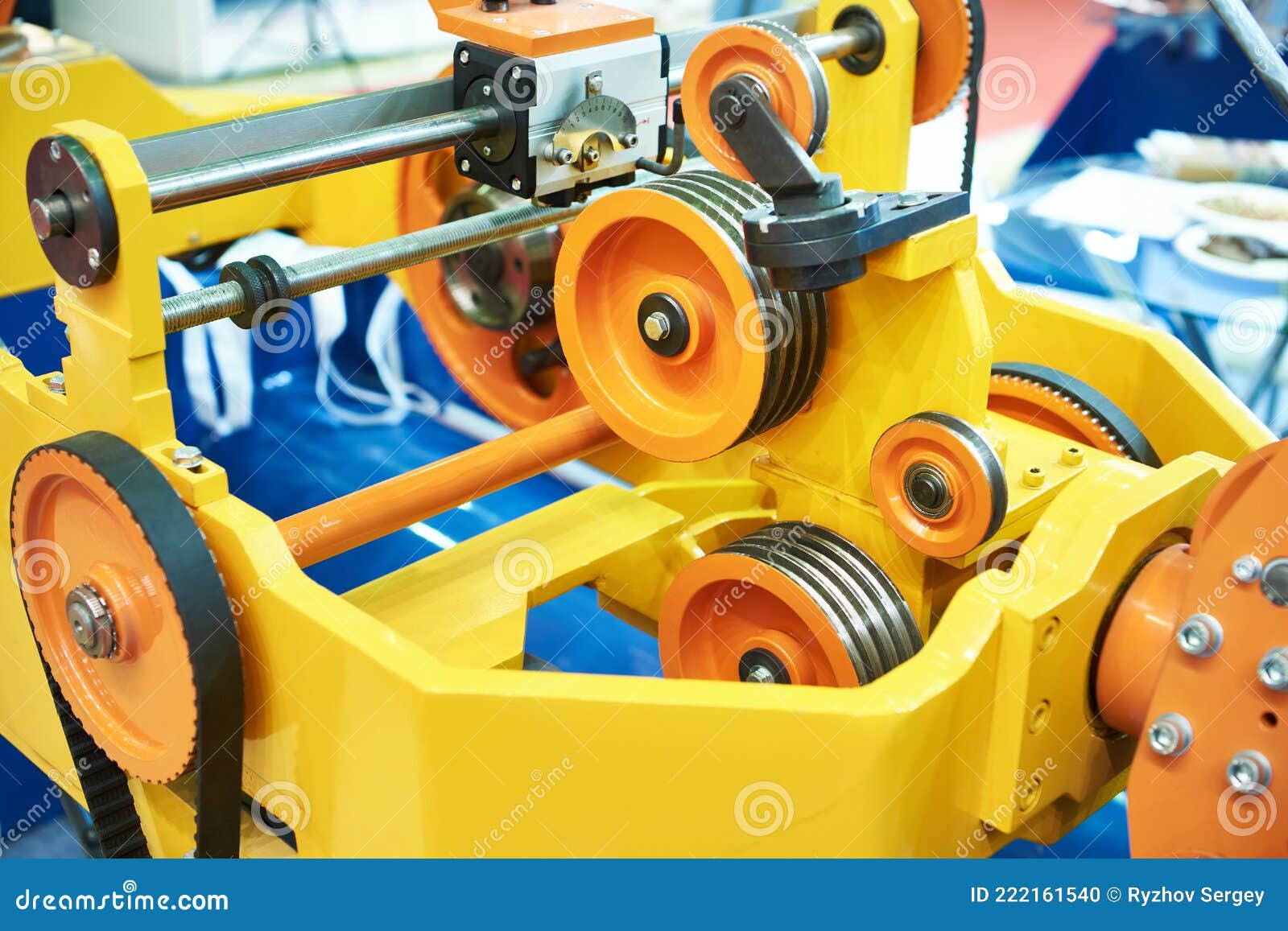 Part of Cable Extrusion Machine Stock Photo - Image of production ...