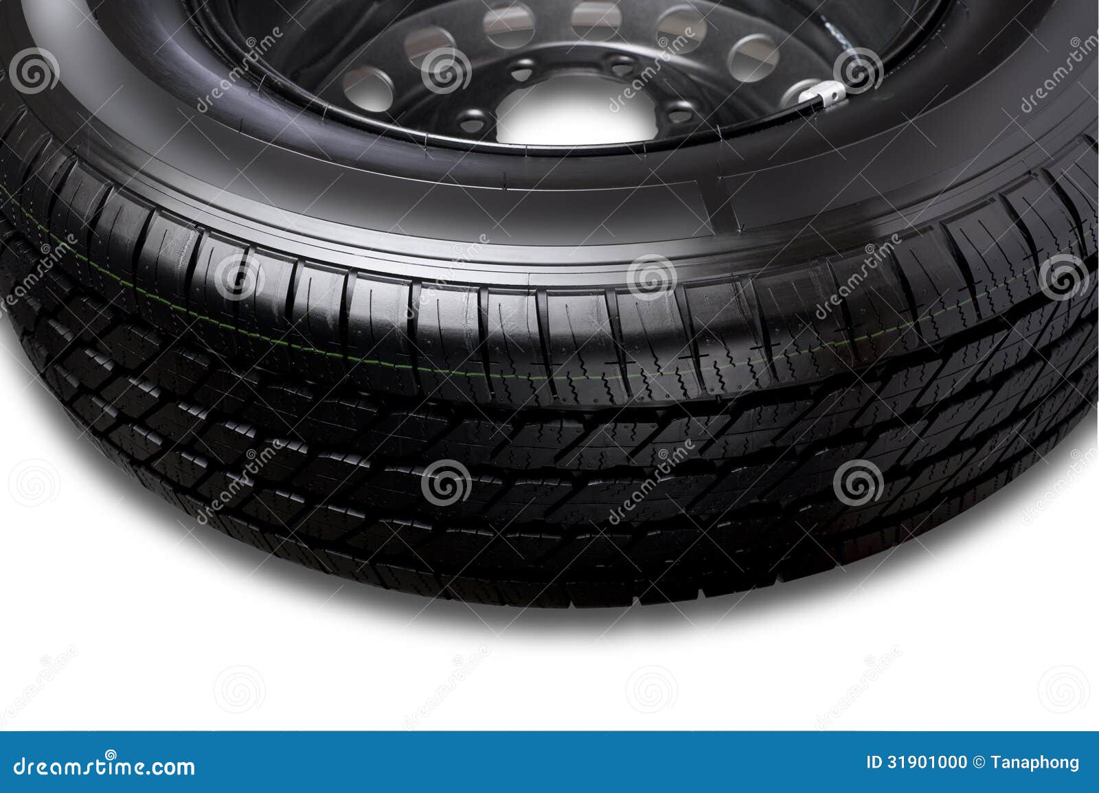 Part of car tire stock photo. Image of rubber, tire, land - 31901000