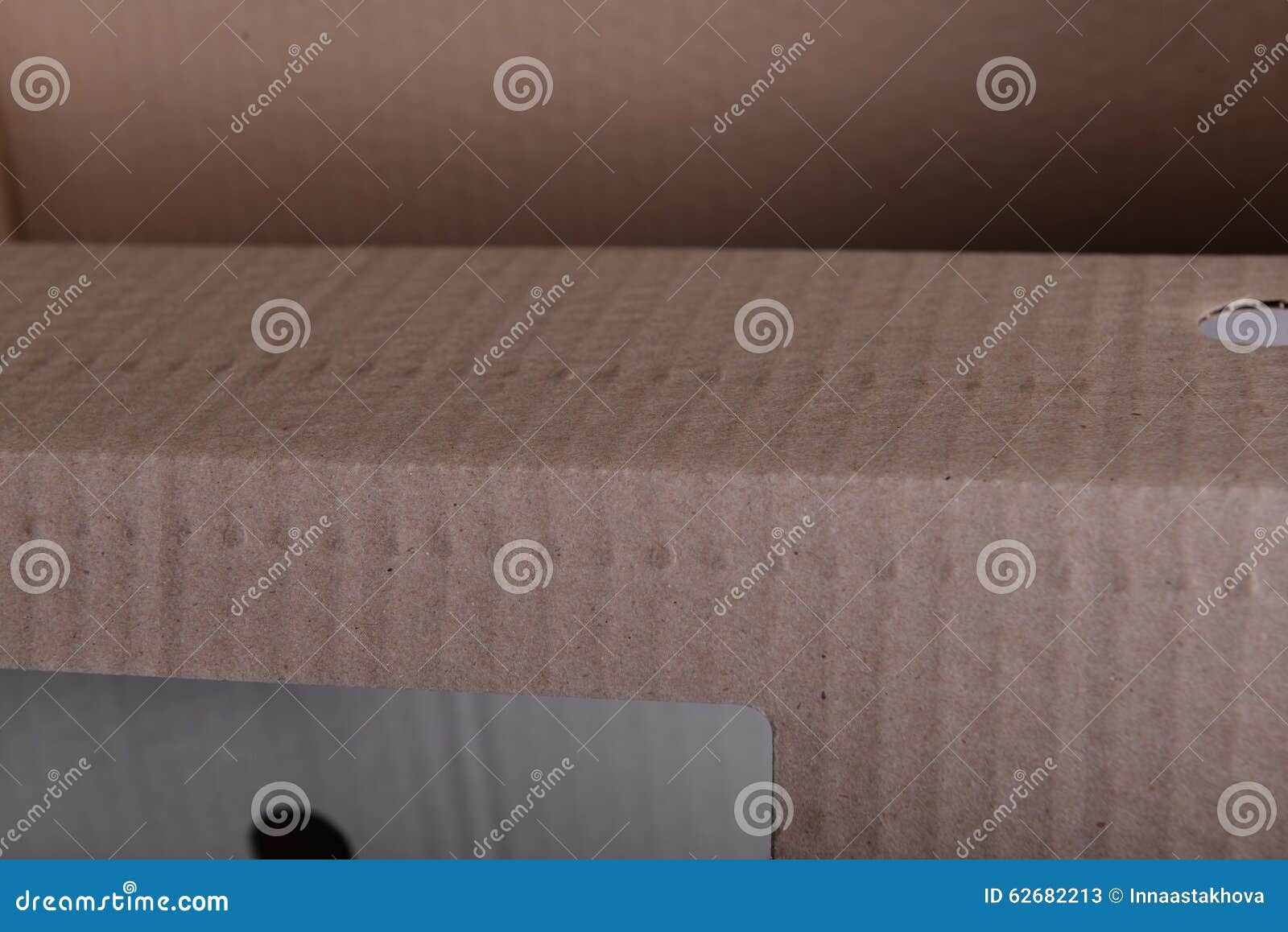Part of cardboard box stock image. Image of packaging - 62682213