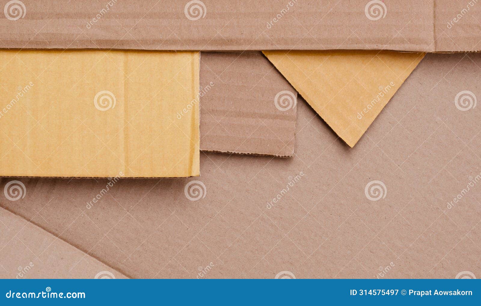 Part of 5 Cardboard Sheets Stacked in Geometric Pattern Background in ...
