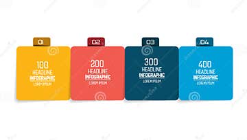 4 Part Chart, Scheme, Infographic Vector. Stock Vector - Illustration ...