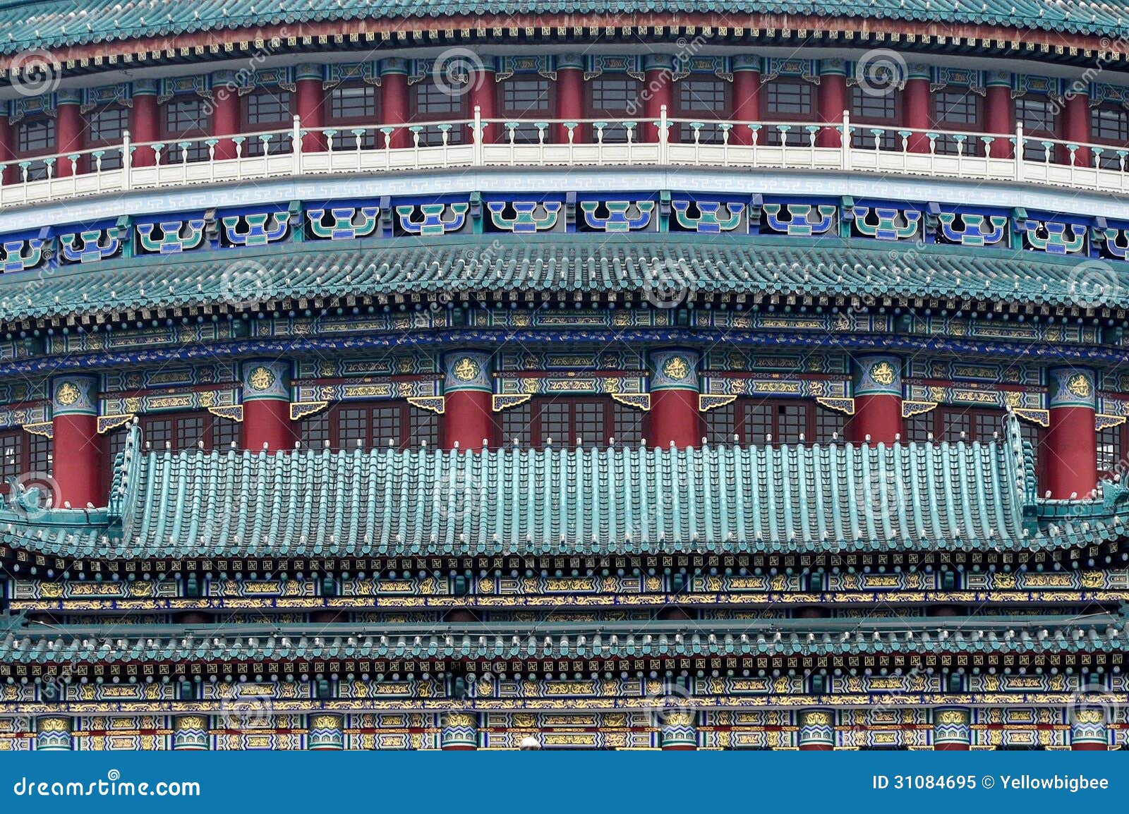 Part of Chinese Architecture Stock Image - Image of cities, beijing ...