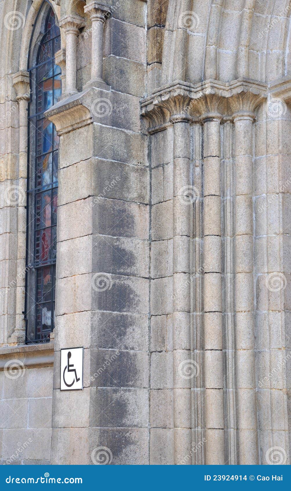 Part of Church Wall with Engrave Stock Photo - Image of christian ...