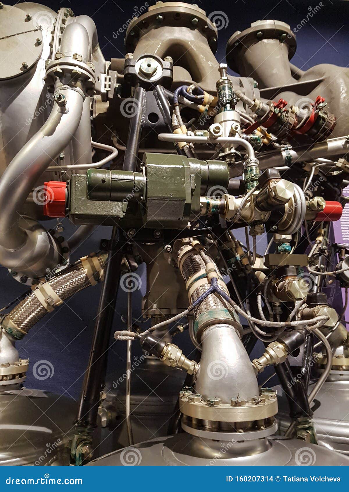 Part Of The Engine Room Of Nuclear Submarine Redoutable. Maritime ...