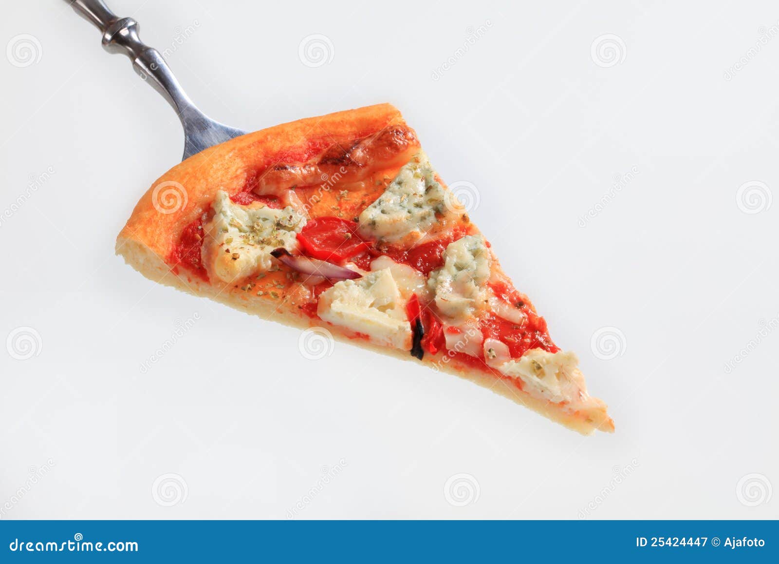 Part de pizza image stock. Image du ricotta, fromage - 25424447