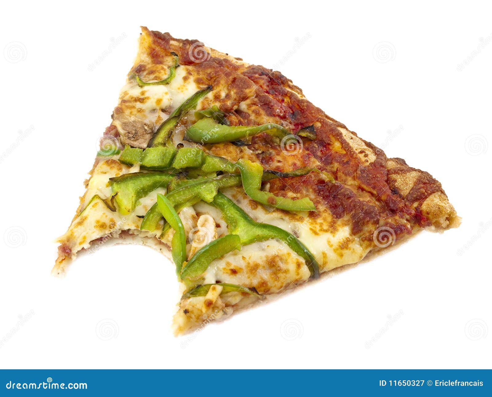 Part de pizza d'isolement image stock. Image du origan - 11650327