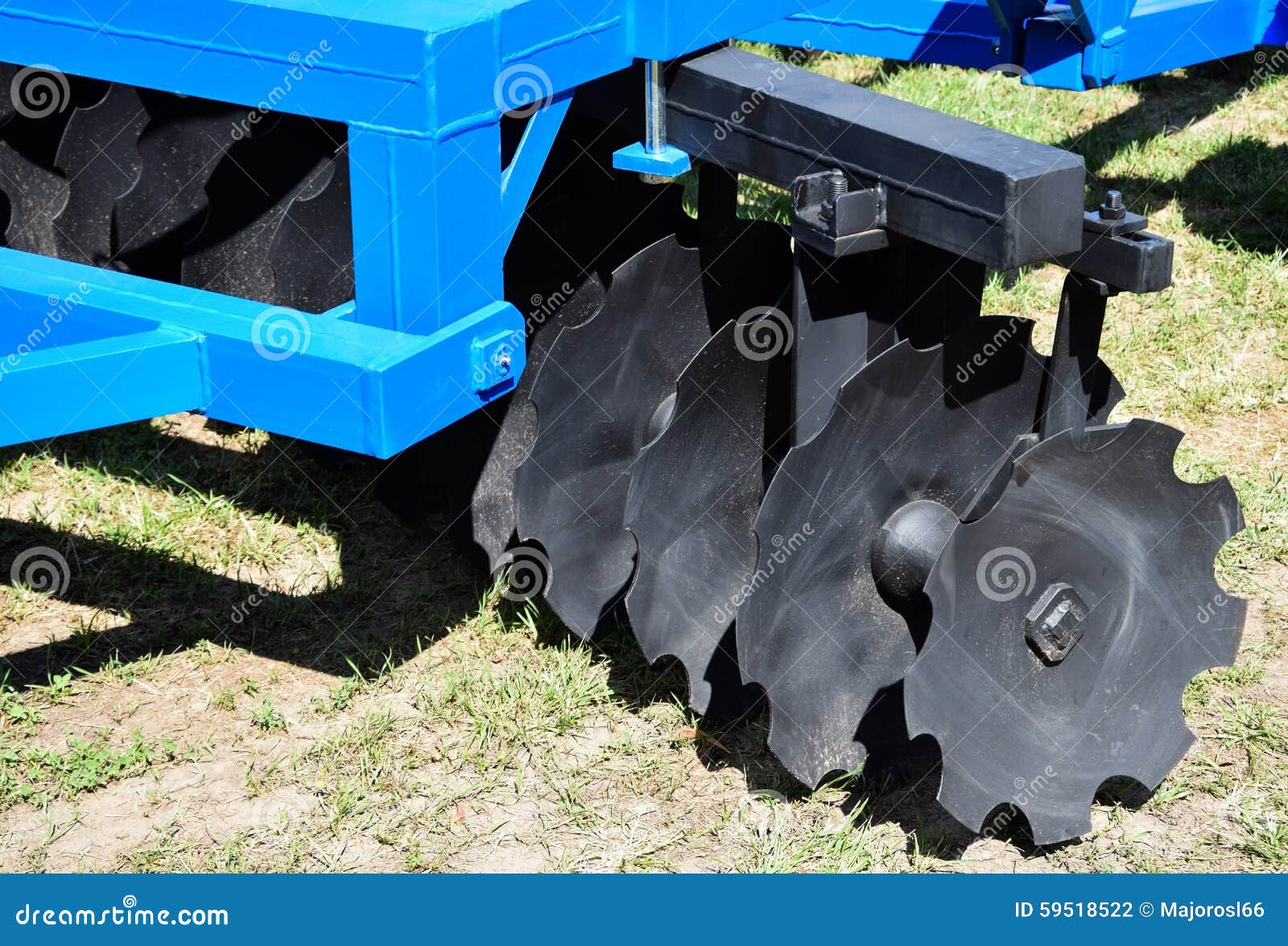 Part of the disc harrow stock photo. Image of combine - 59518522