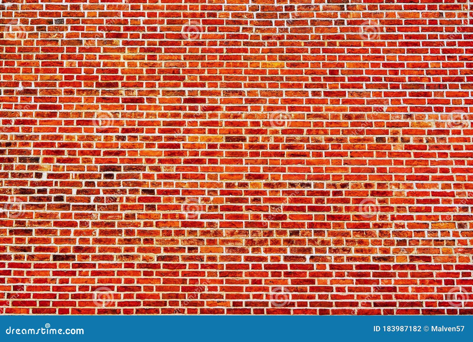 Part of an Empty Old Brick Wall Stock Photo - Image of color, blank ...