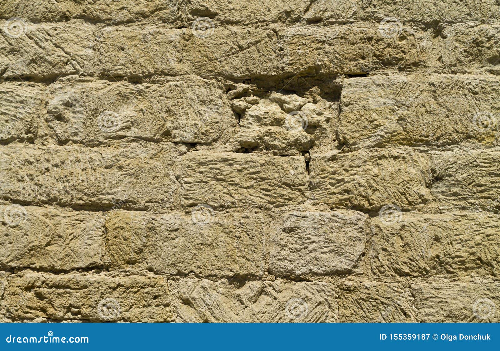 Rough Stone Brick Wall Texture Stock Image - Image of uneven, shape ...