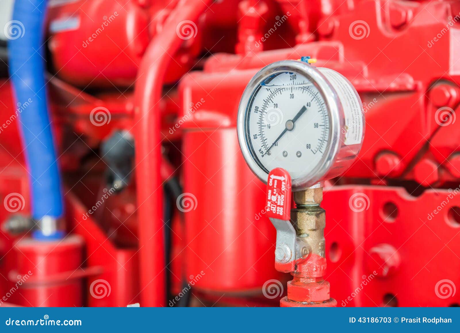 Fire Pump Test Meter And Fire Pipe Royalty-Free Stock Image ...