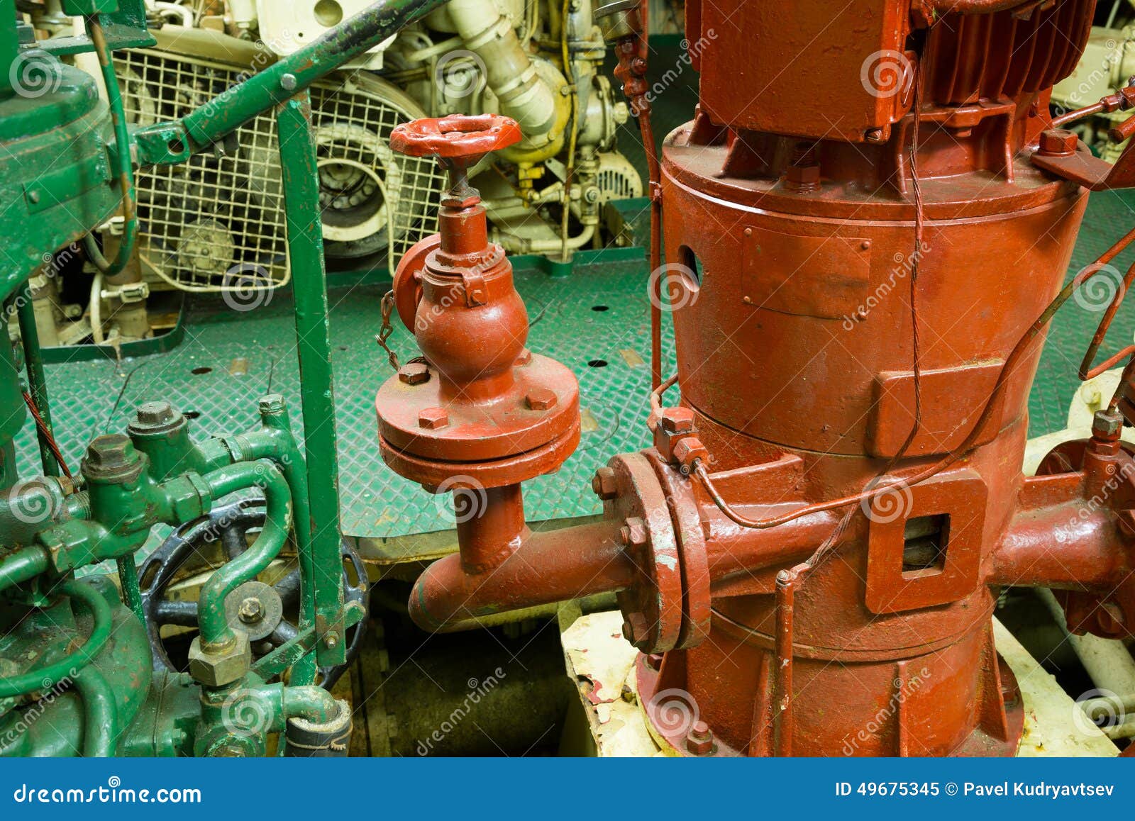 Part of Fire Sprinkler System Stock Image - Image of room, equipment ...