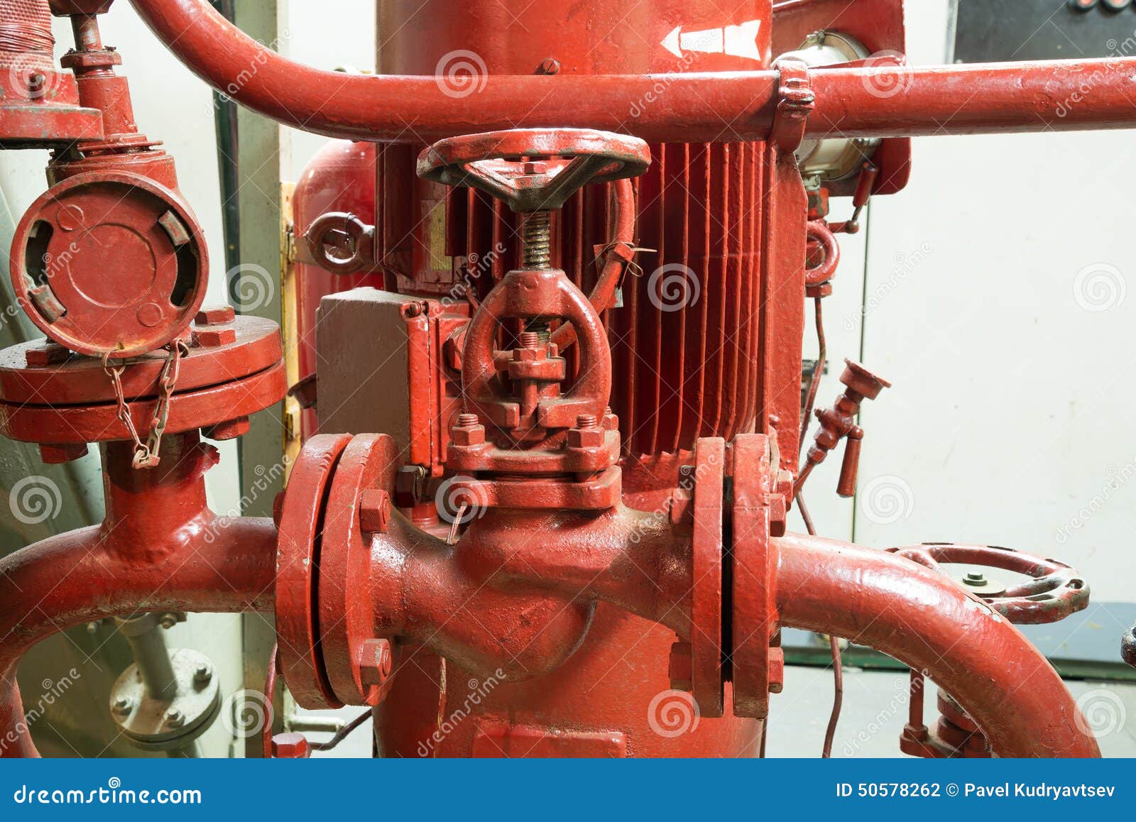 Part of Fire Sprinkler System Stock Photo - Image of room, bolt: 50578262