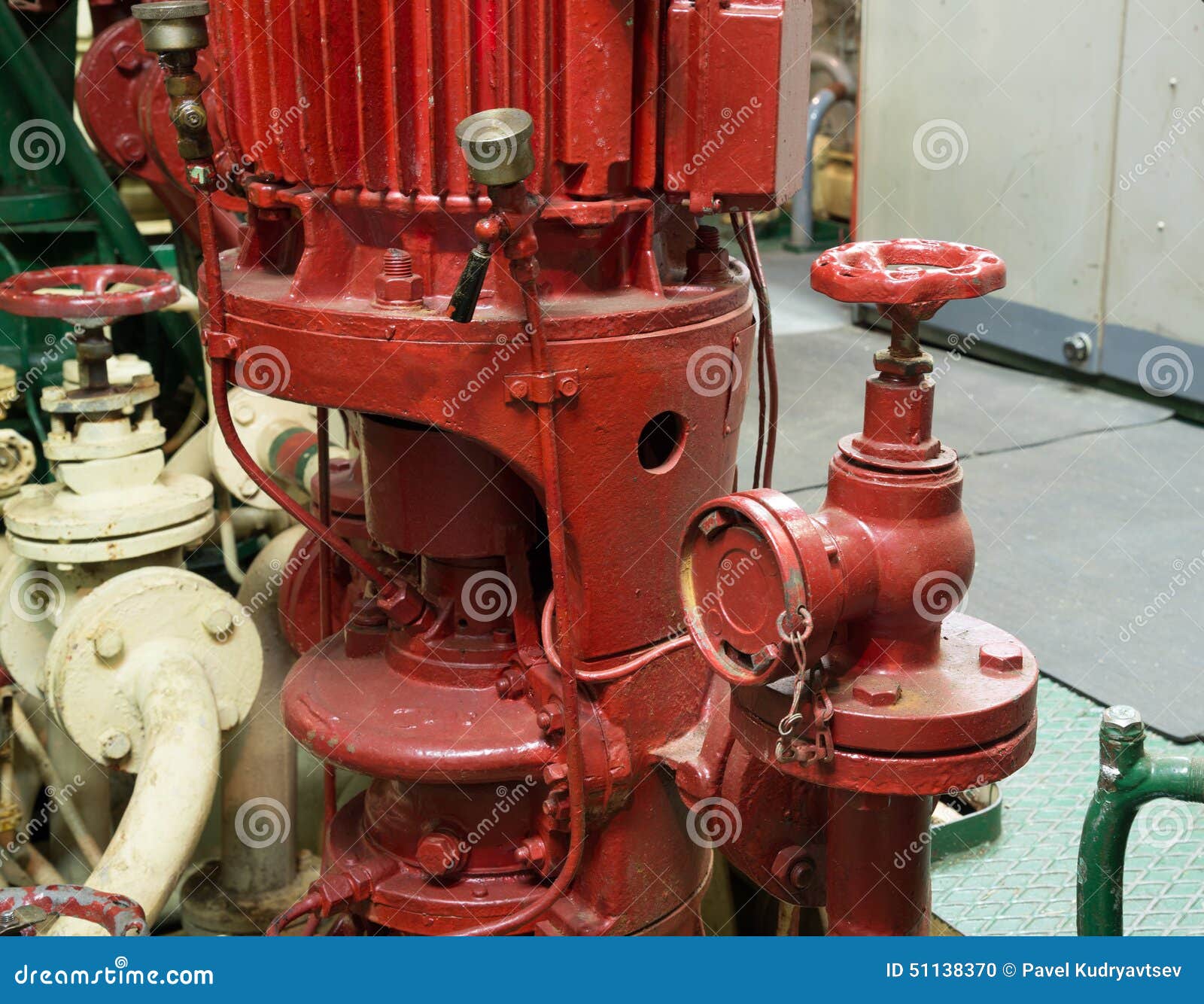 Part of Fire Sprinkler System Stock Photo - Image of metal, control ...