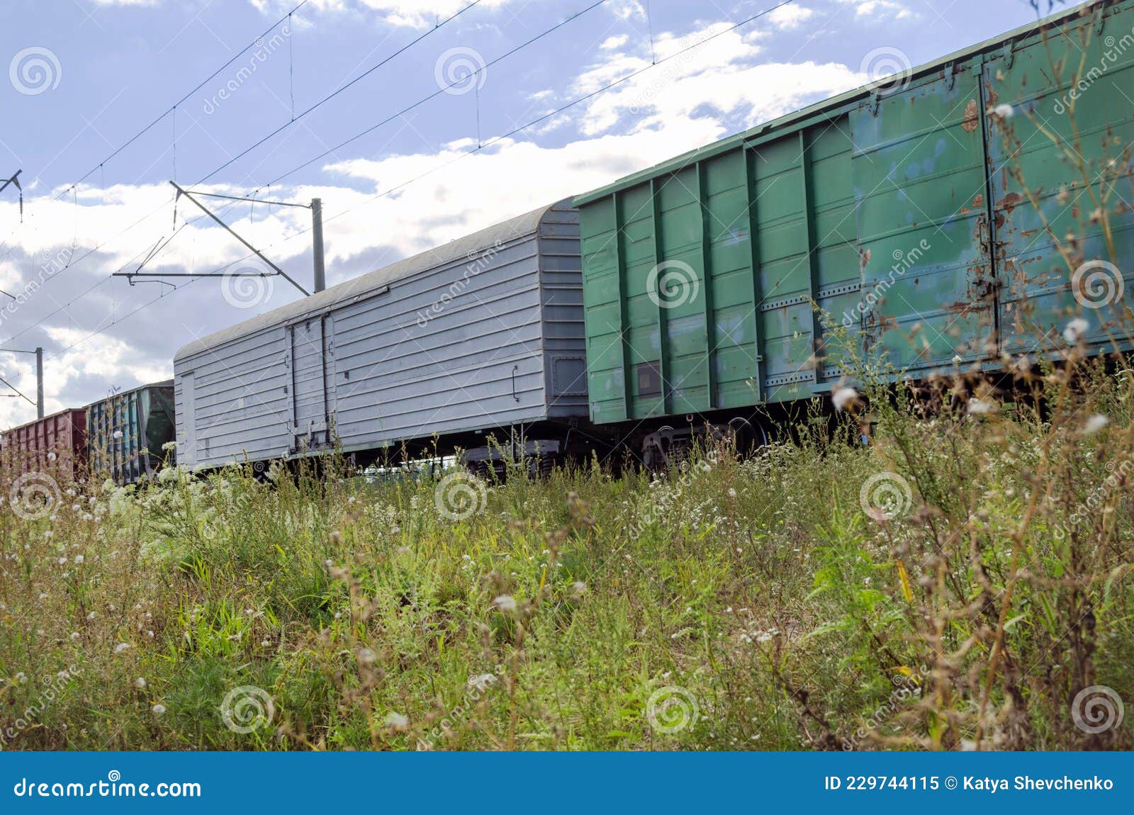 Part of a freight train stock image. Image of speed - 229744115