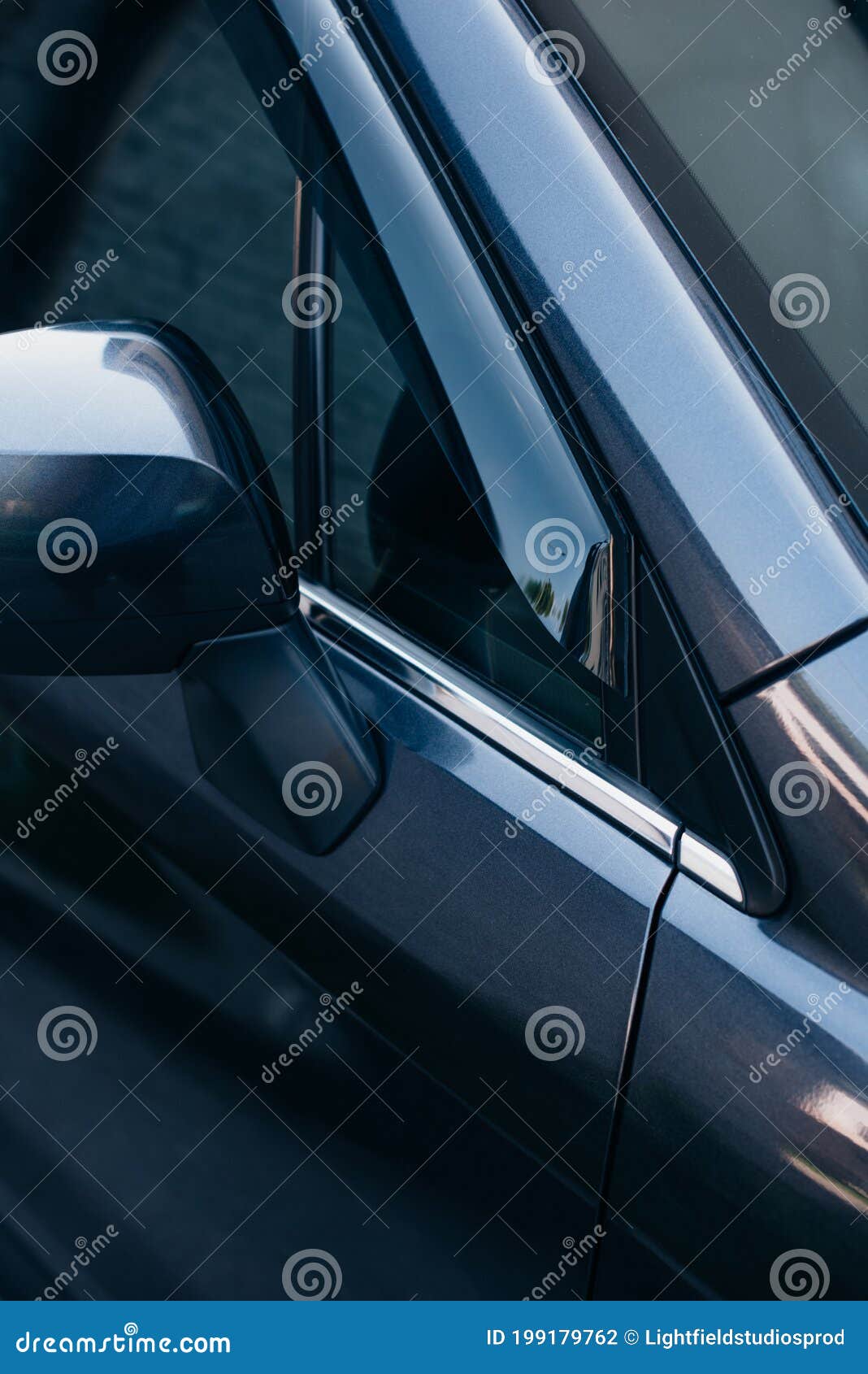 Part of Front Right Front Side Stock Photo - Image of automobile ...
