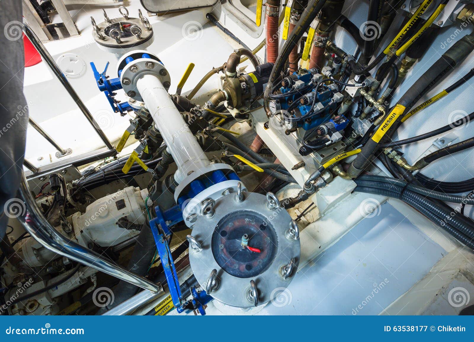 Part of a Fuel Supply System and the Engine Stock Image - Image of fuel ...
