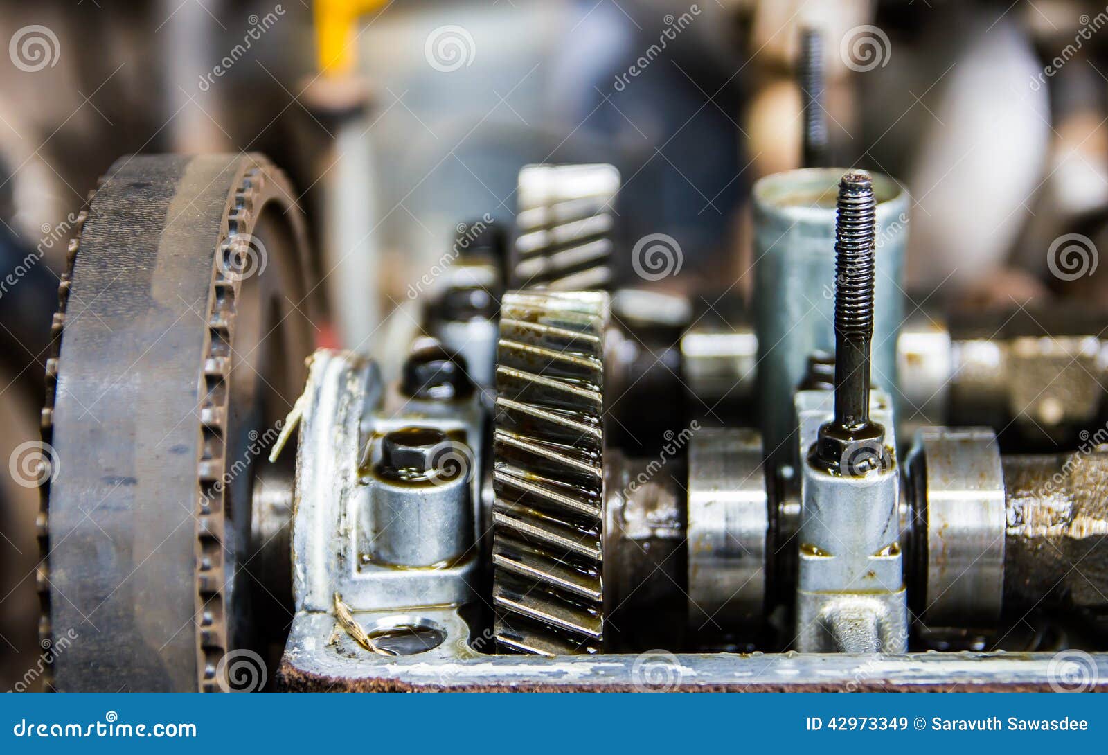 Part gear set stock image. Image of vehicle, piston, parts - 42973349