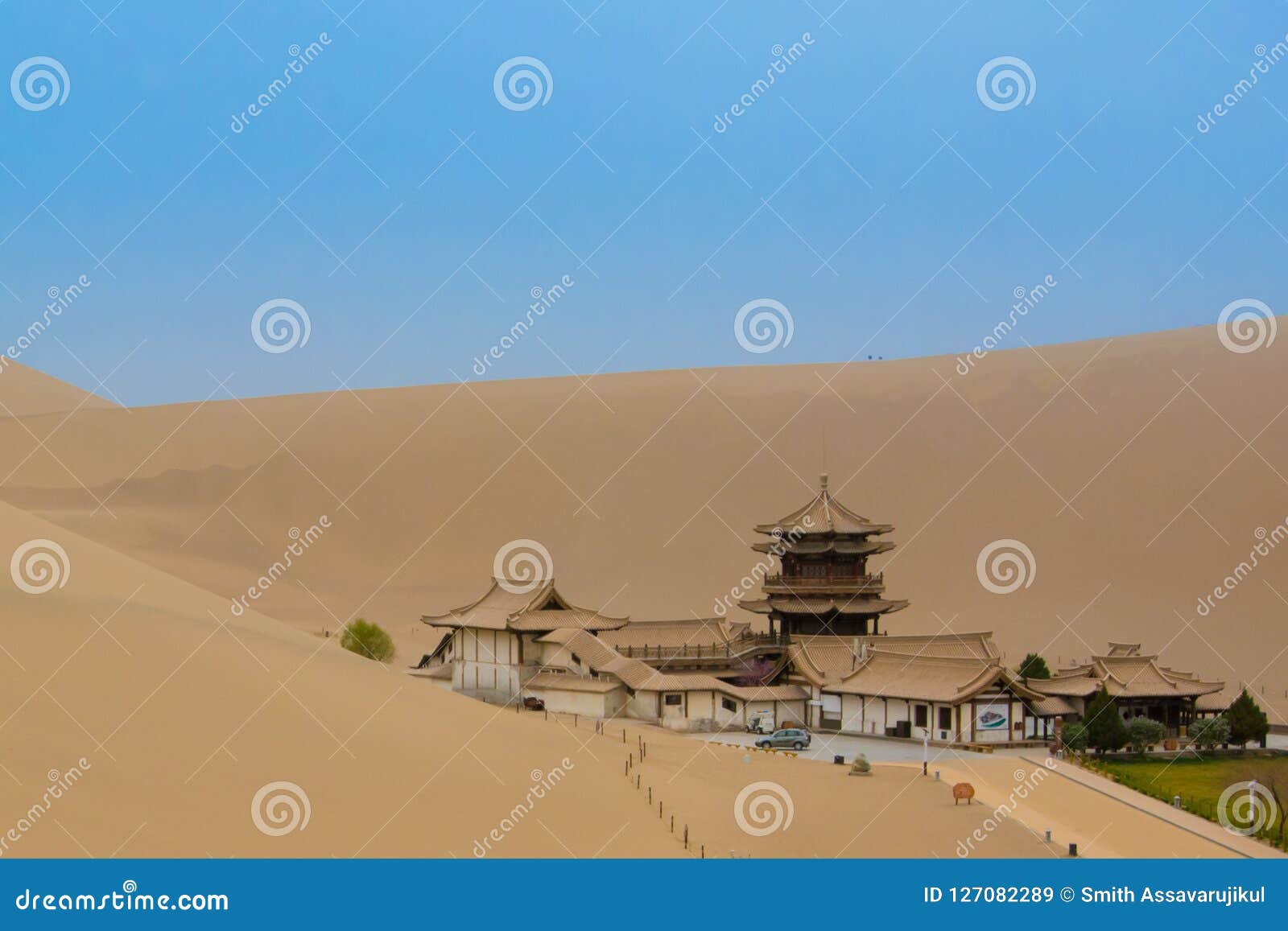 Part of Gobi Desert China stock image. Image of mountain - 127082289