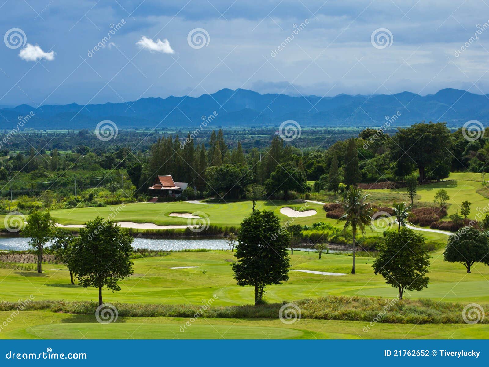 A part of golf land stock photo. Image of beautiful, panoramic - 21762652
