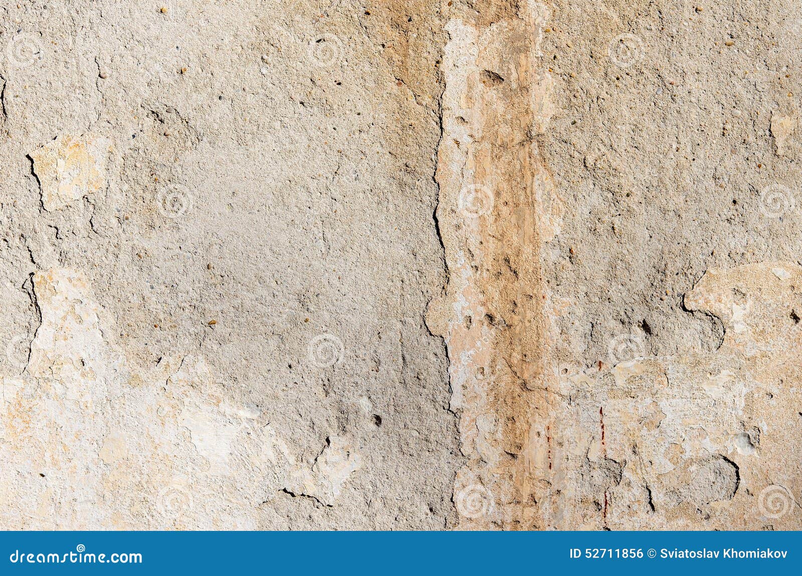 Part of the Grange Crumbling Plaster on the Old Wall. Stock Photo ...
