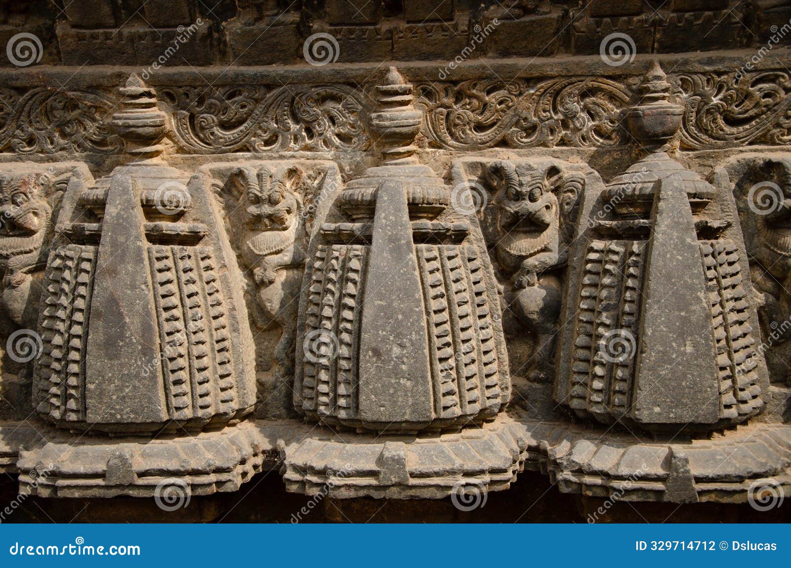 Part of the Harihareshwara Temple in Harihar, India Stock Photo - Image ...