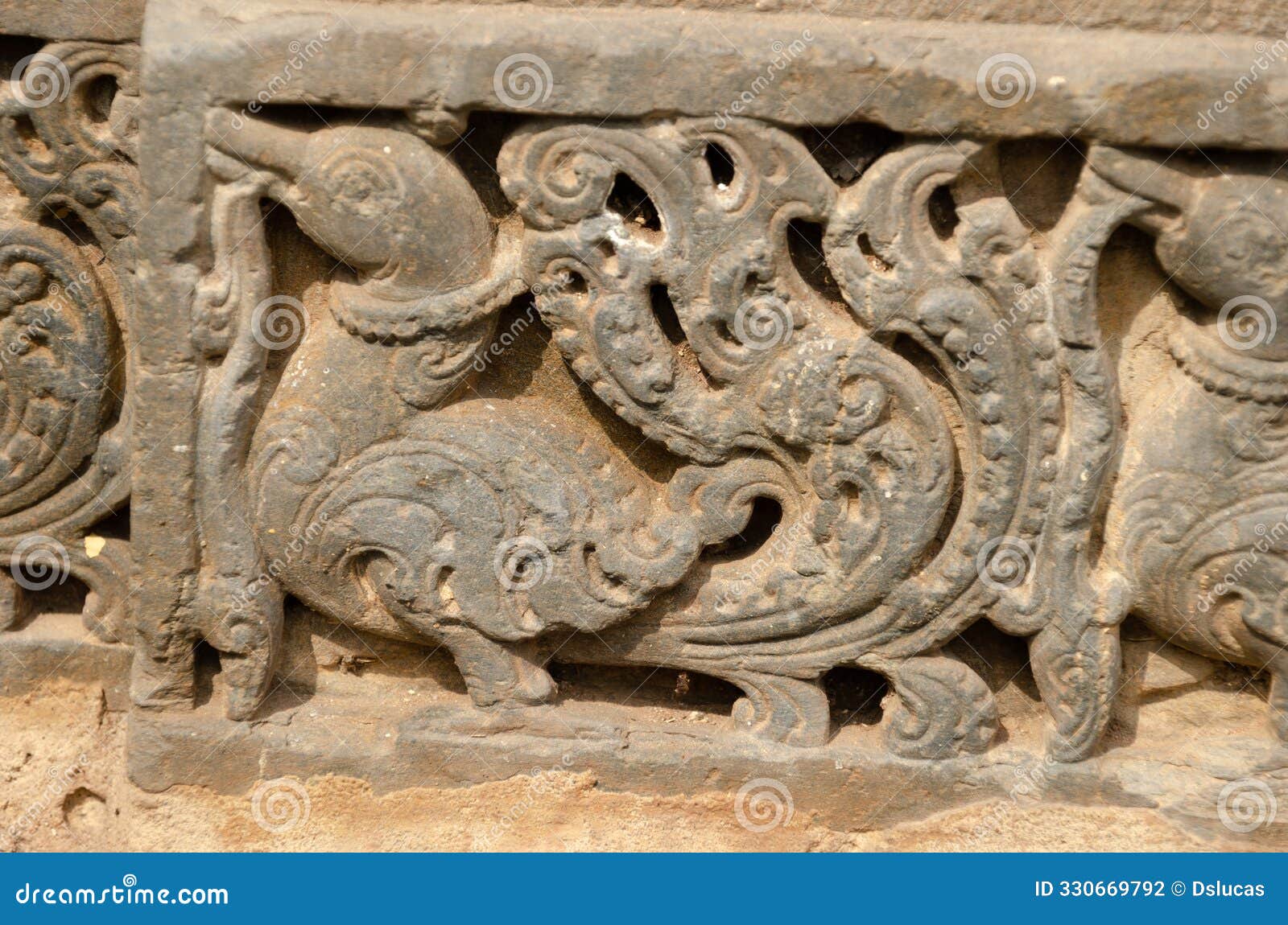 Part of the Harihareshwara Temple in Harihar, India Stock Photo - Image ...