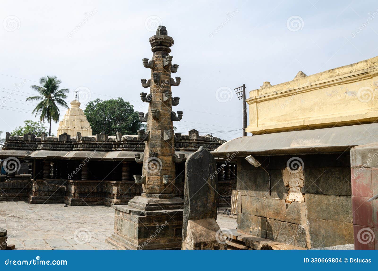 Part of the Harihareshwara Temple in Harihar, India Stock Photo - Image ...